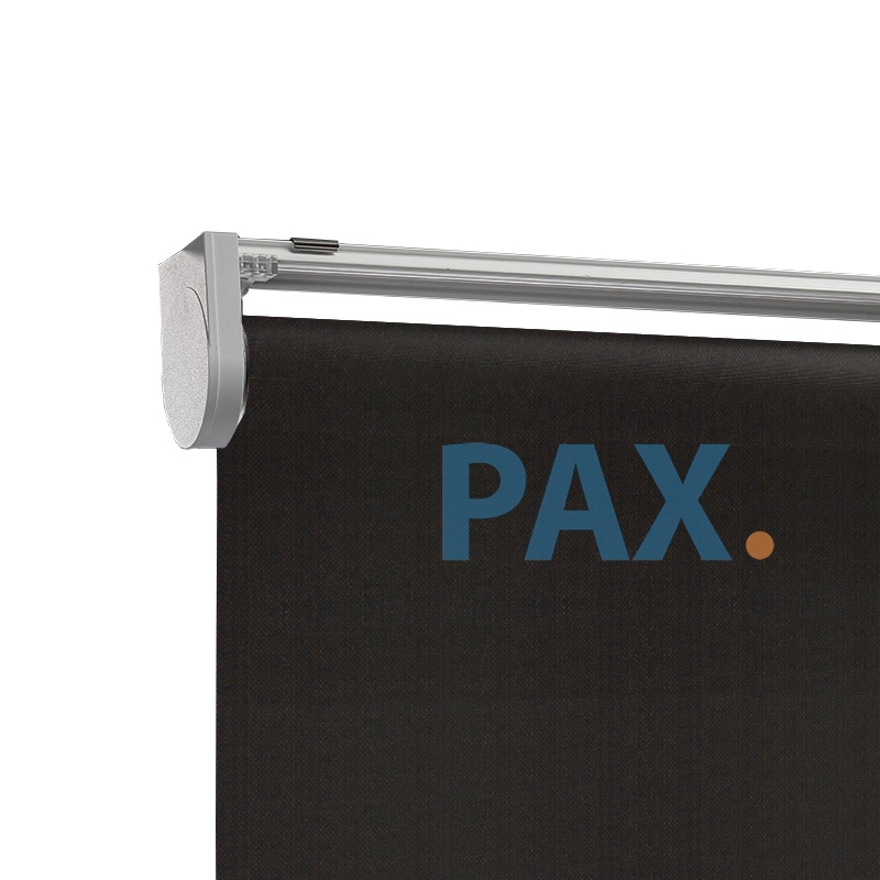 Rolgordijn op maat met Montageprofiel - Antraciet asfalt Verduisterend ...